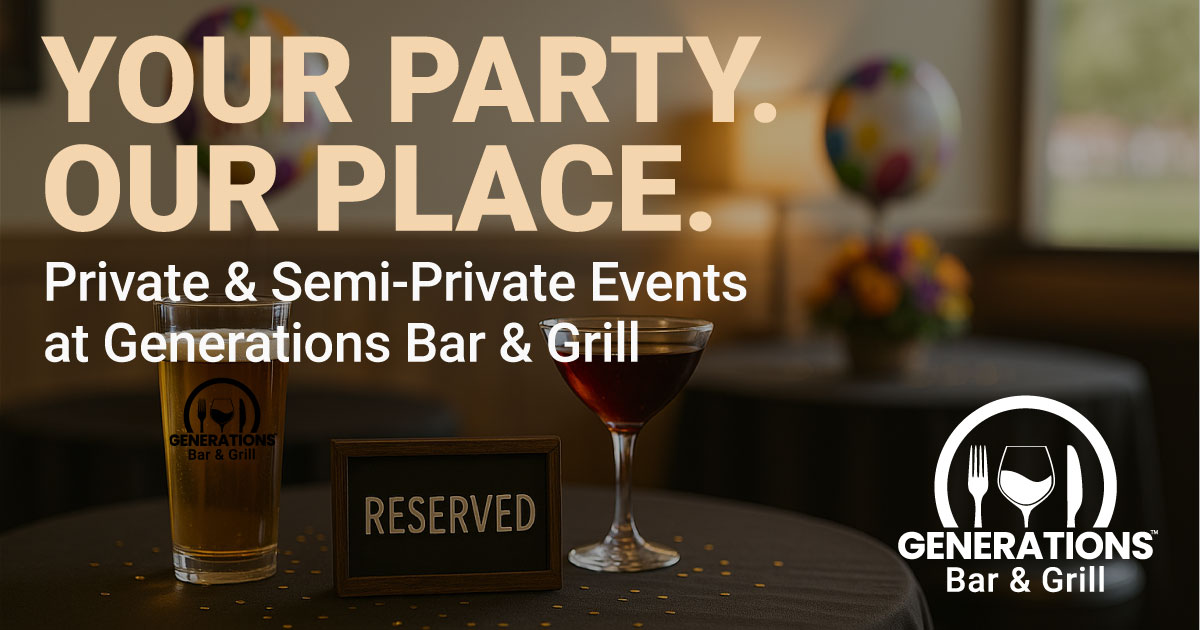 Private Event Space in Sherwood | Generations Bar & Grill